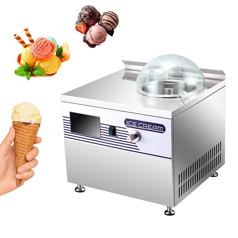Single-head tabletop hard ice cream machine